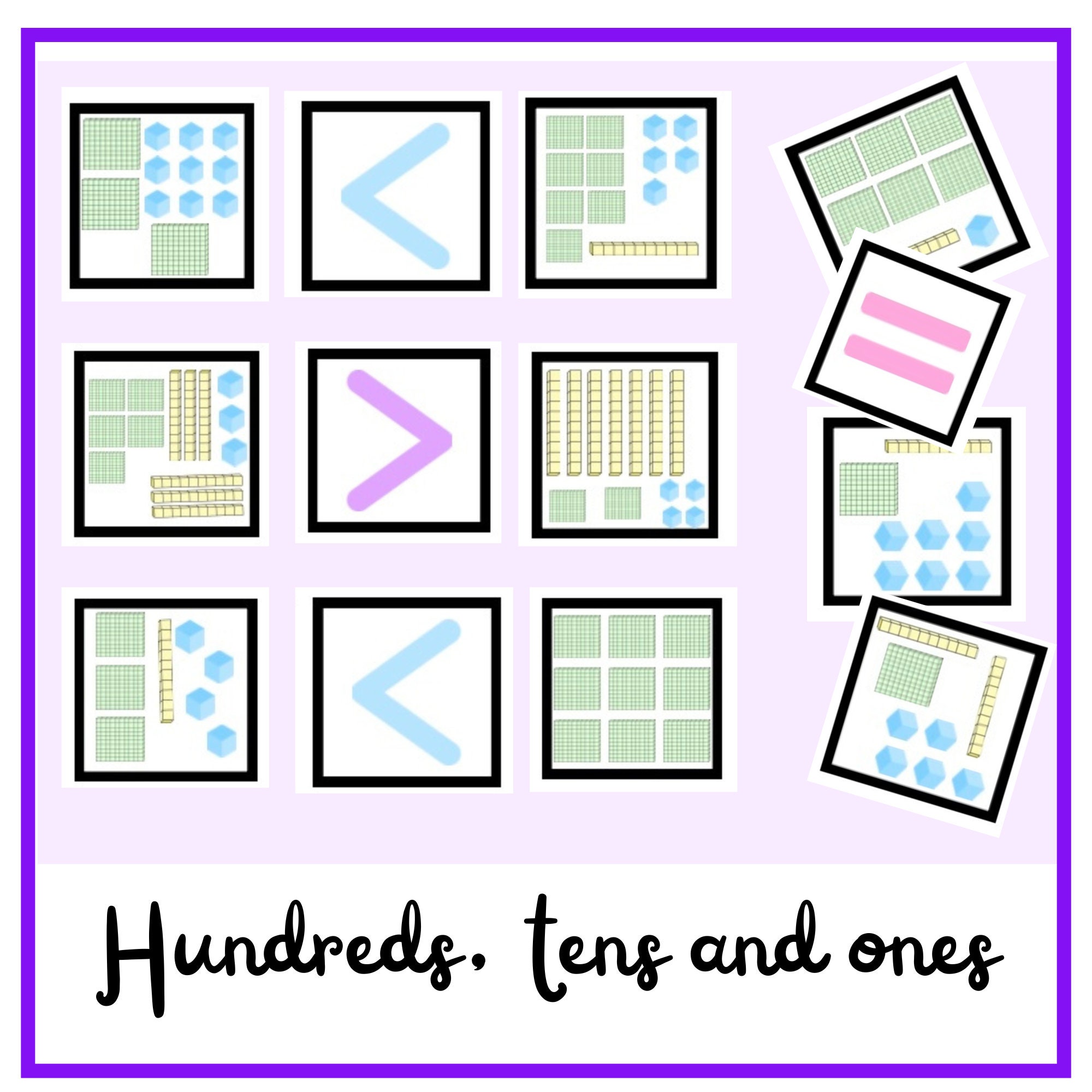 Printable Place Value Flash Cards for Kids, Math Activities ...