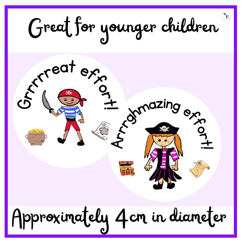 Teacher Stickers With a Pirate Theme - Etsy