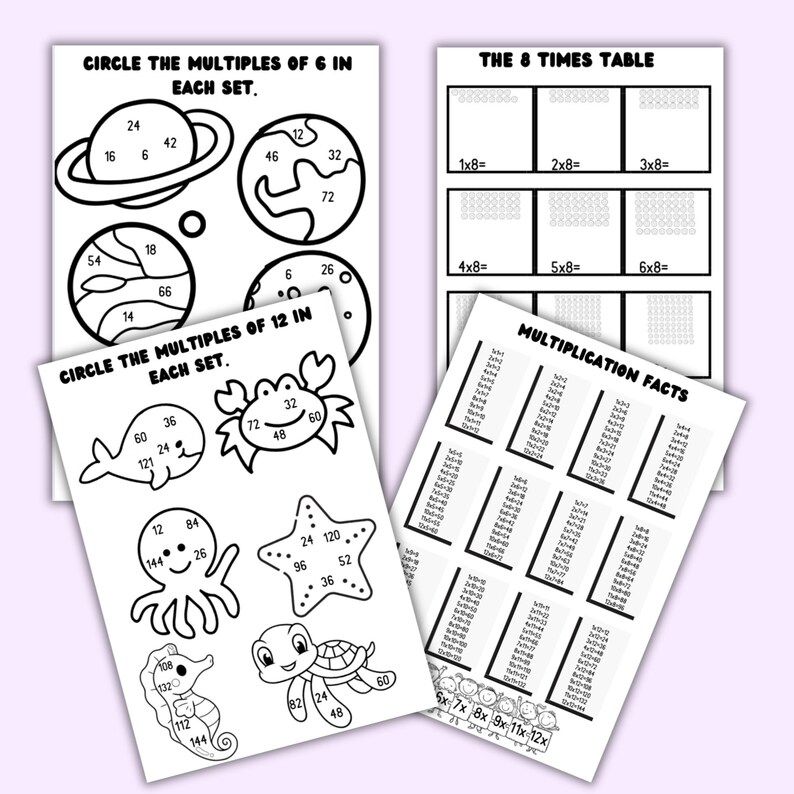 Times Tables Worksheet: Multiplication Worksheets Multiplication Table ...