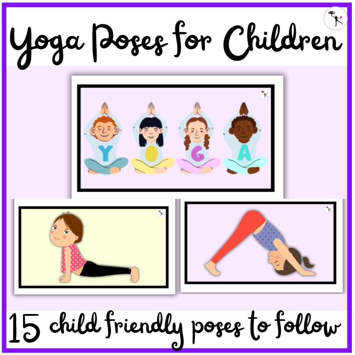 Printable Yoga Flashcards for Kids Emotional Regulation, Coping Skills ...