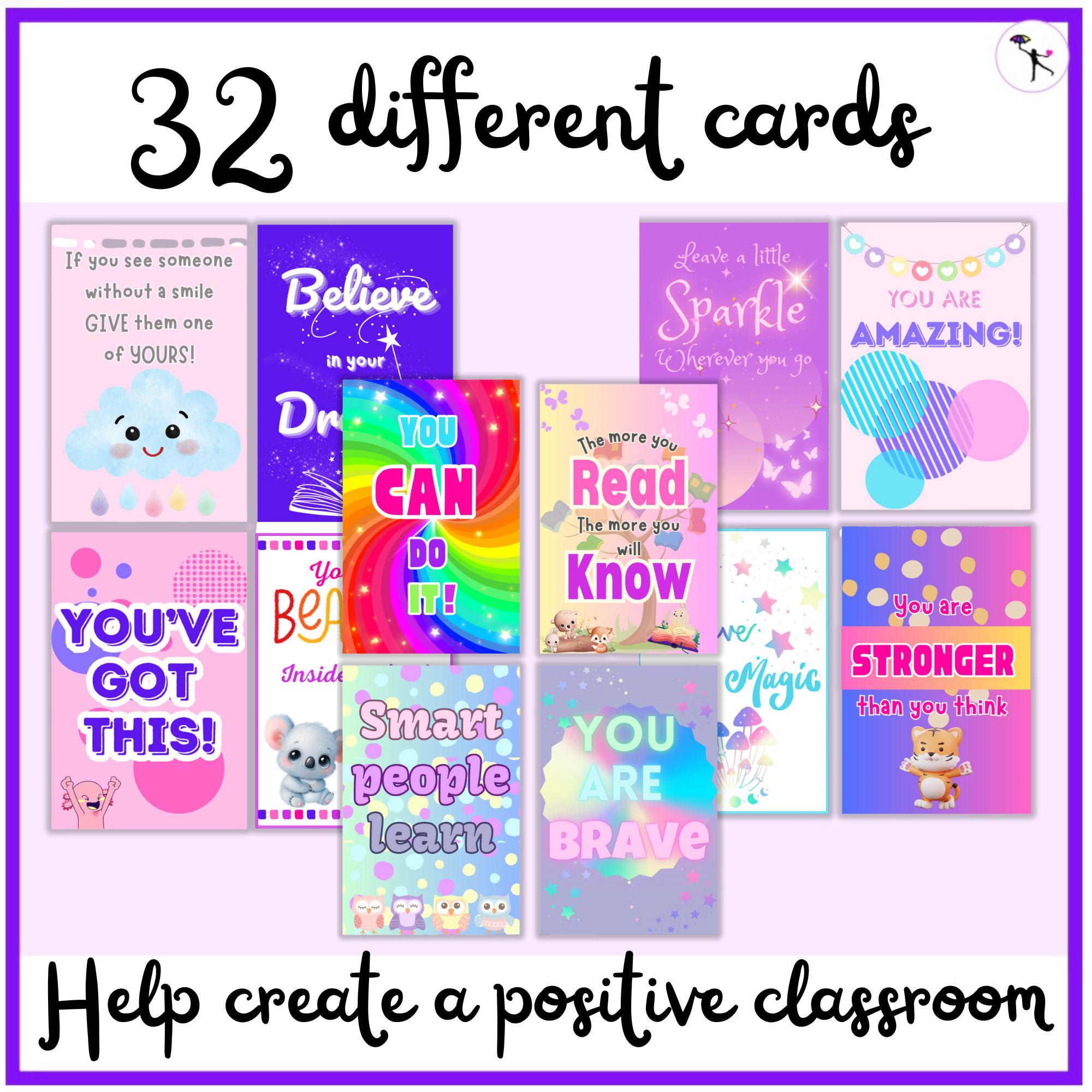Affirmation Cards Printable: Affirmation Station; Growth Mindset ...