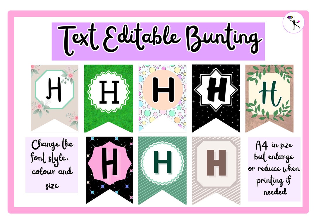 Classroom Bunting: Classroom Decor Elementary; Editable Classroom; Learning Resources; Classroom ...