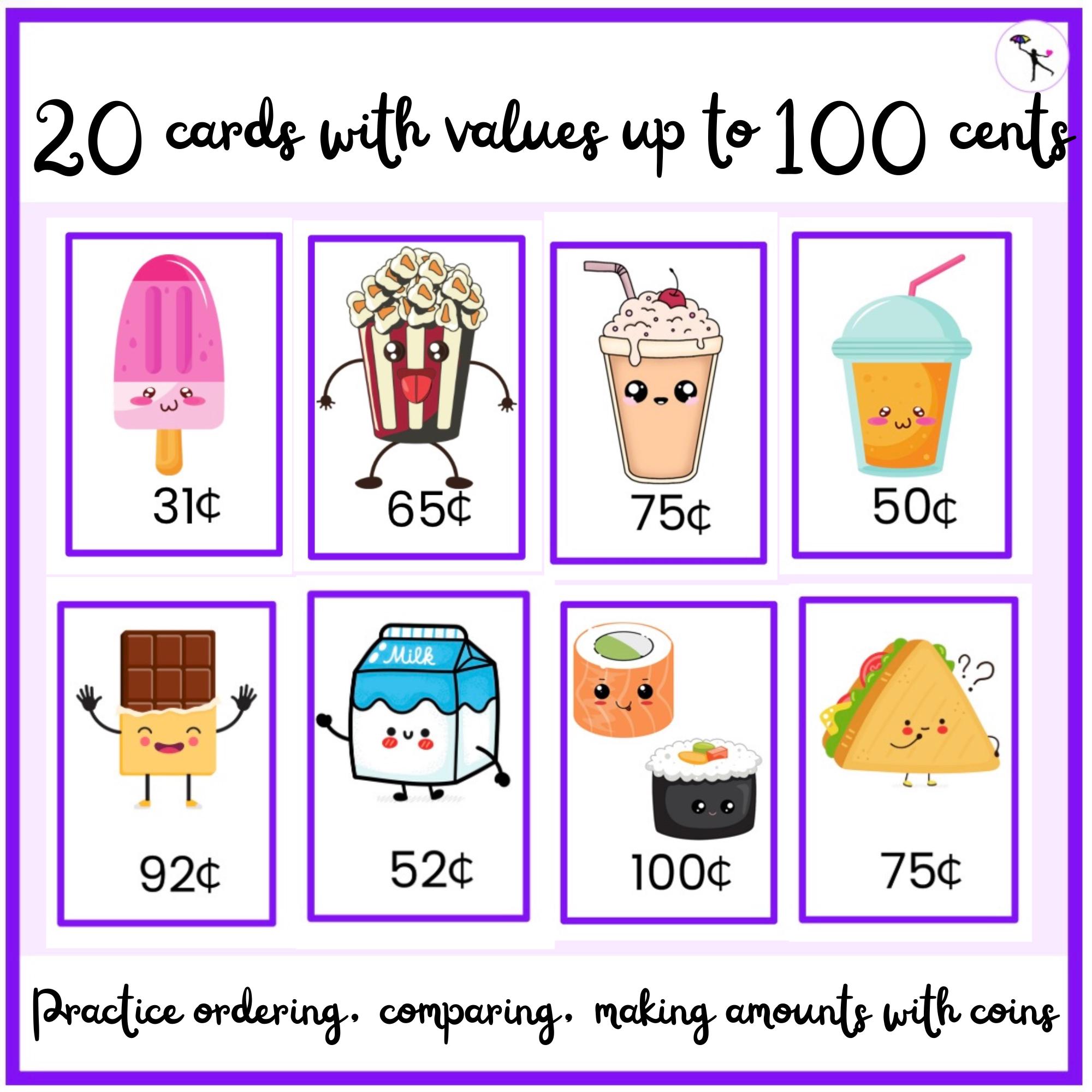 Printable Educational Money Flashcards for Kids Math Learning ...