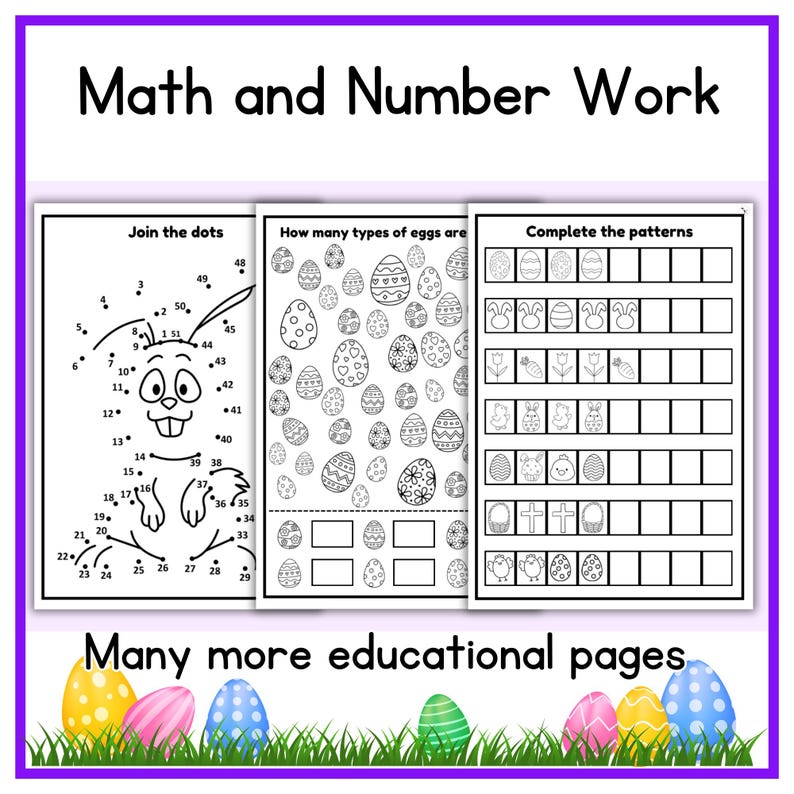 Easter Activity Booklet: Printable Puzzles, Mazes, Coloring Pages ...