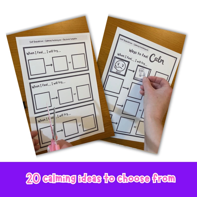 Self Regulation and Calming Strategies for Kids: Printable Resources ...