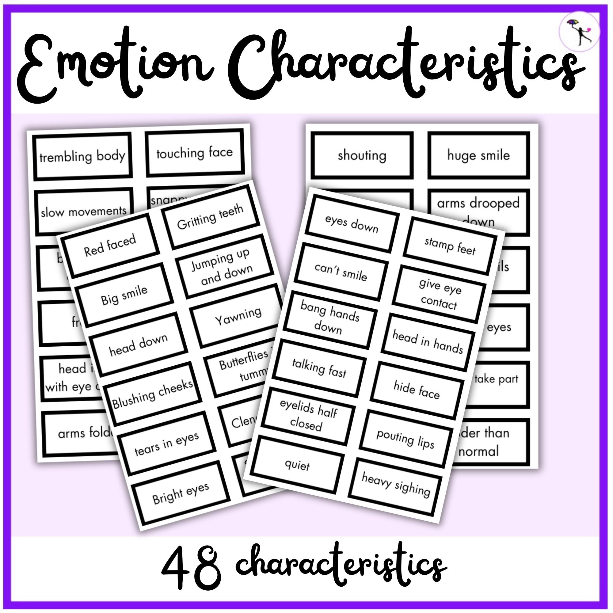 Feelings Worksheets for Self Reflection, Emotional Regulation ...