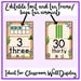Number Posters 1-20 & 10-100 Printable Flashcards for Kids Plant ...