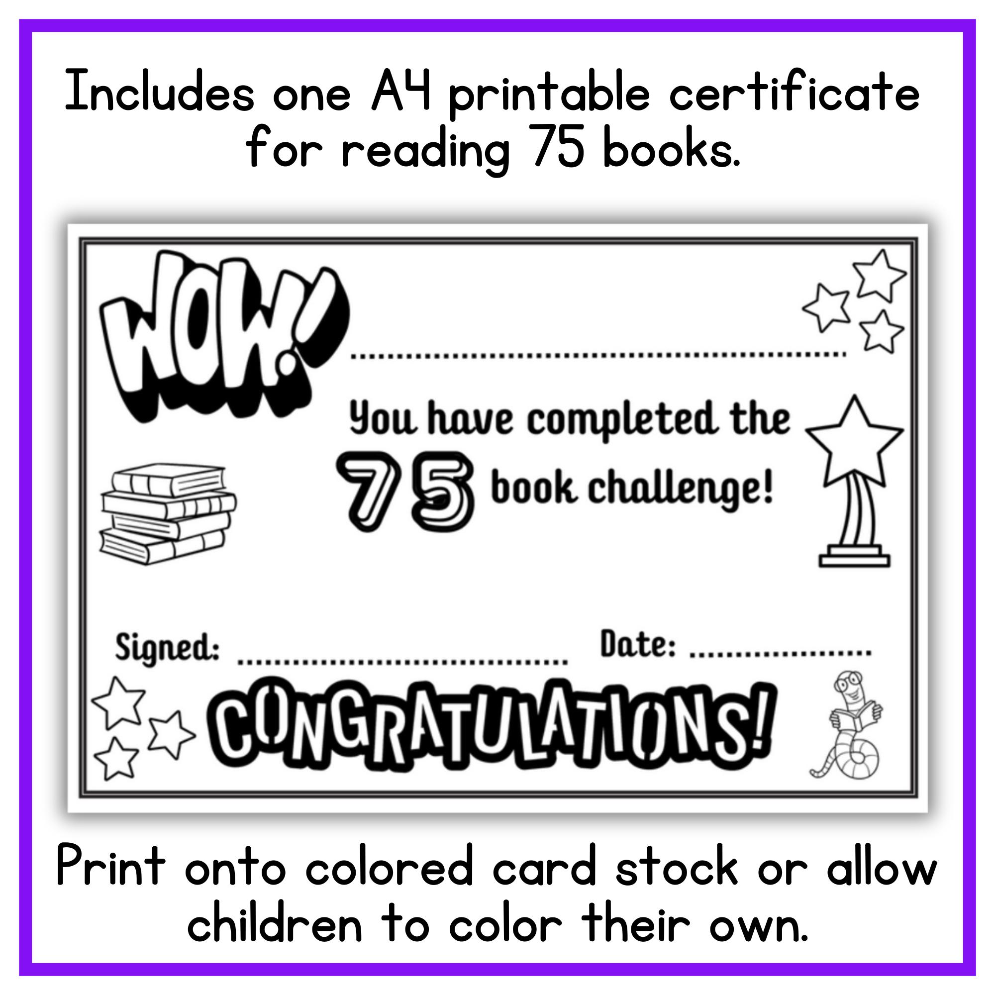 Reading Log Bookmarks: Reading Tracker; Reading Challenge; School ...