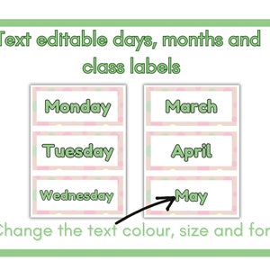 Classroom Decor: Elementary Classroom; Classroom Labels; Editable ...