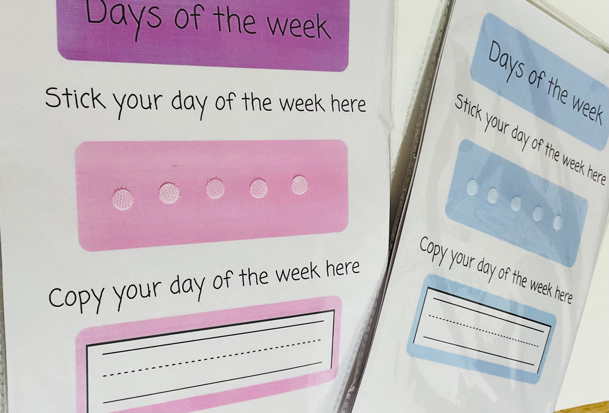 Days of the Week Labels: Kids Education; Learning Days Through Ordering ...