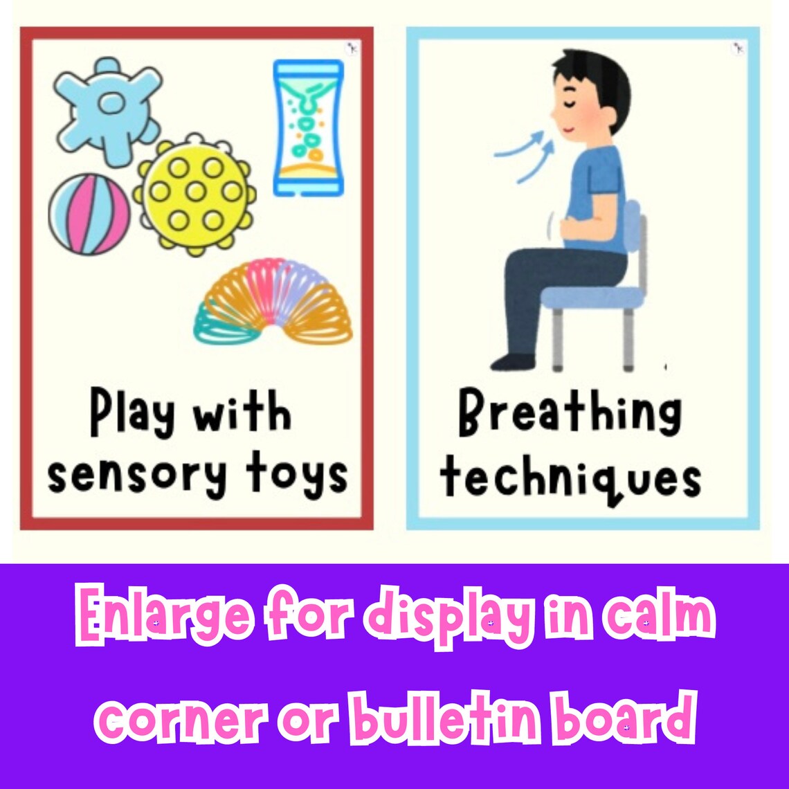 Self Regulation Flashcards: Calm Corner Emotional Regulation Coping ...