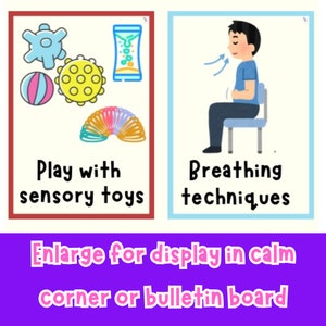Self Regulation Flashcards: Calm Corner Emotional Regulation Coping ...