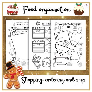 Printable Holiday Planner and Christmas Card Address Book and Tracker ...