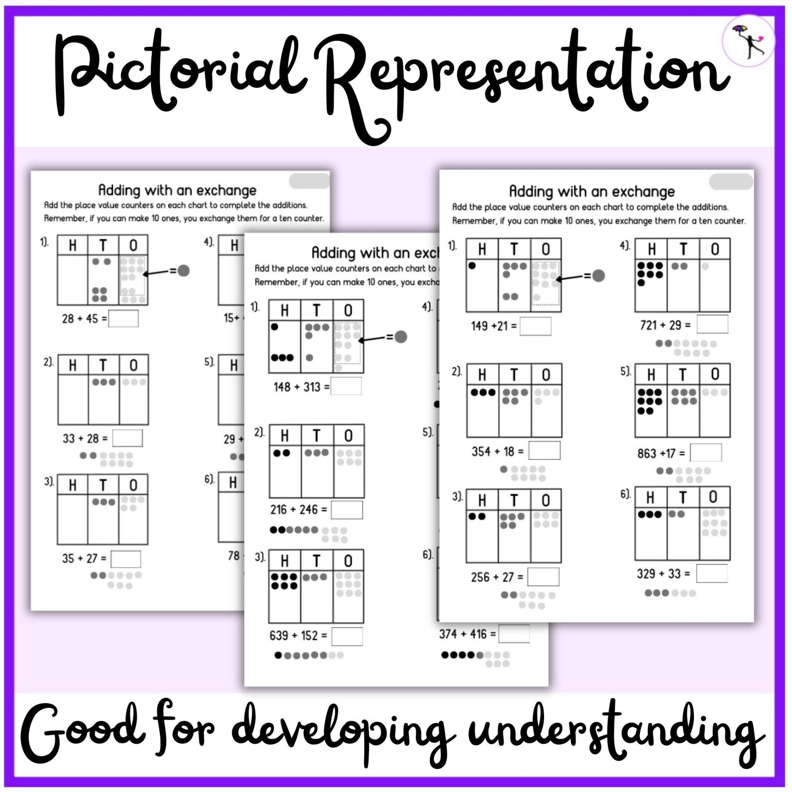 Printable Addition Worksheets With Exchange for Homeschool and ...