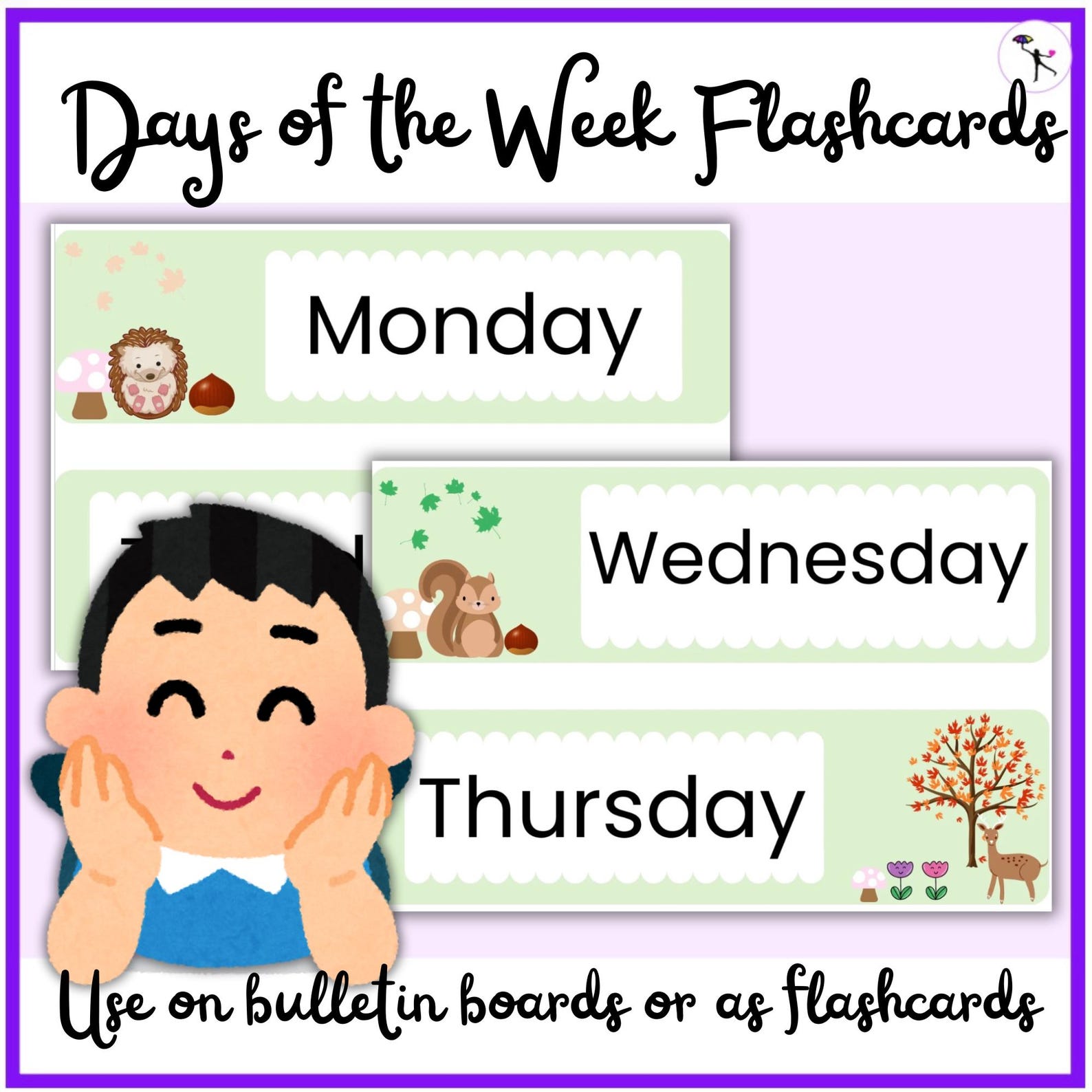 Days of the Week: Printable Flashcards; Days Labels; Classroom Decor ...