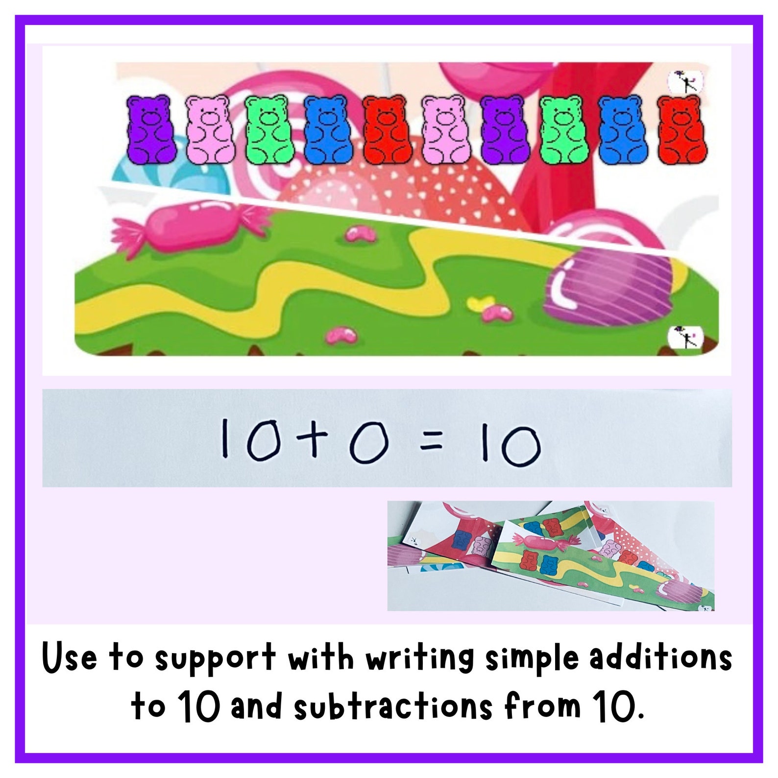 Math Printable Flashcards for Kids: Making Ten Counting Numbers ...
