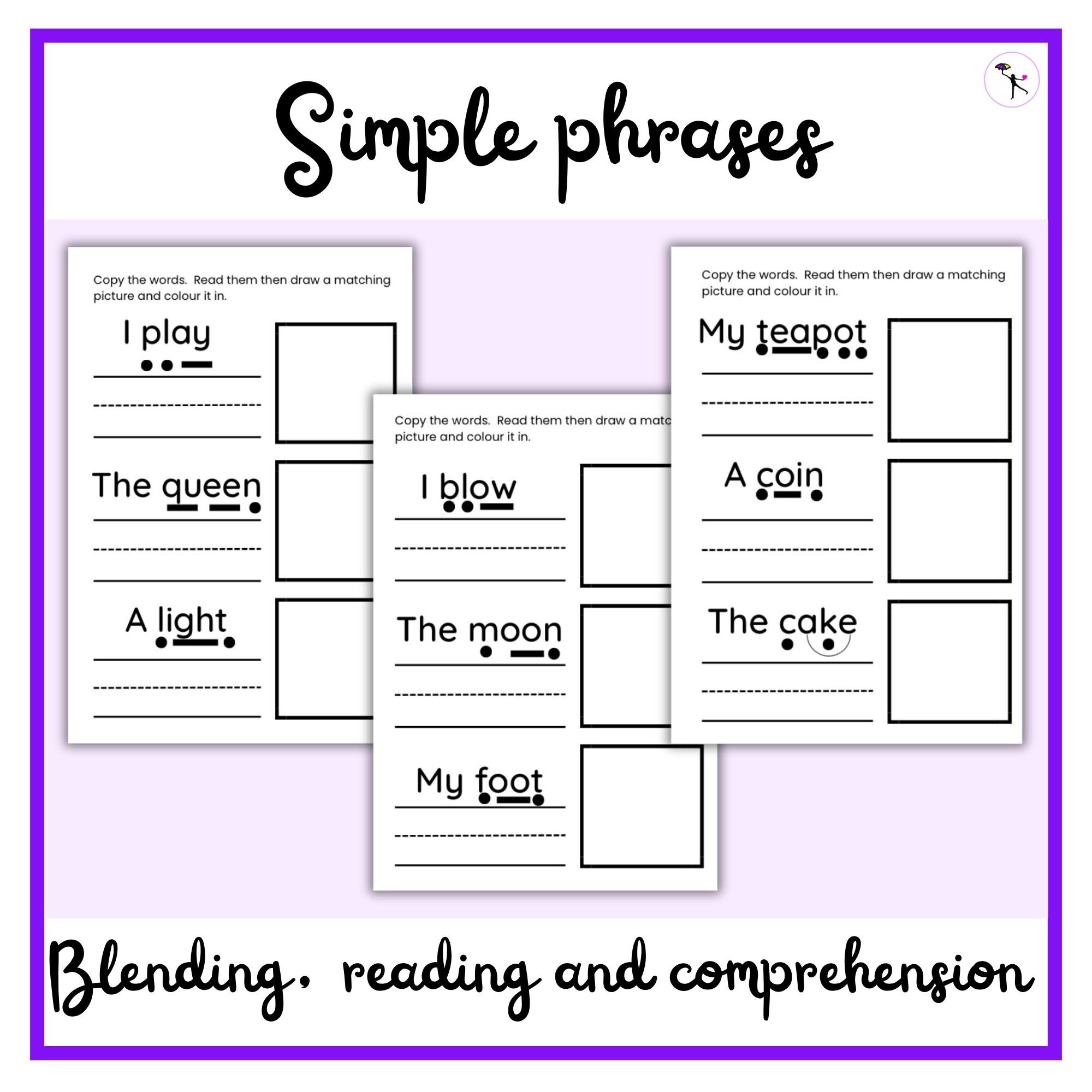 Year 1 Phonics Worksheets With Consonant Blends, Vowel Teams, CVC Words ...