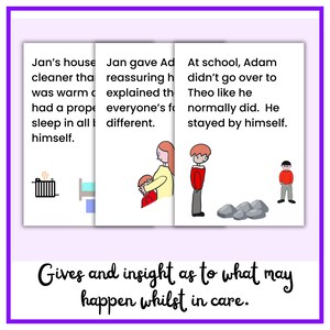 Foster Care Story for Kids: Foster Family; Social Narrative; Social ...