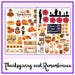 November Themed Stickers for Journals, Teaching and Planning - Etsy