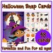 Halloween Printable Snap Memory Game for Kids Educational Activity - Etsy