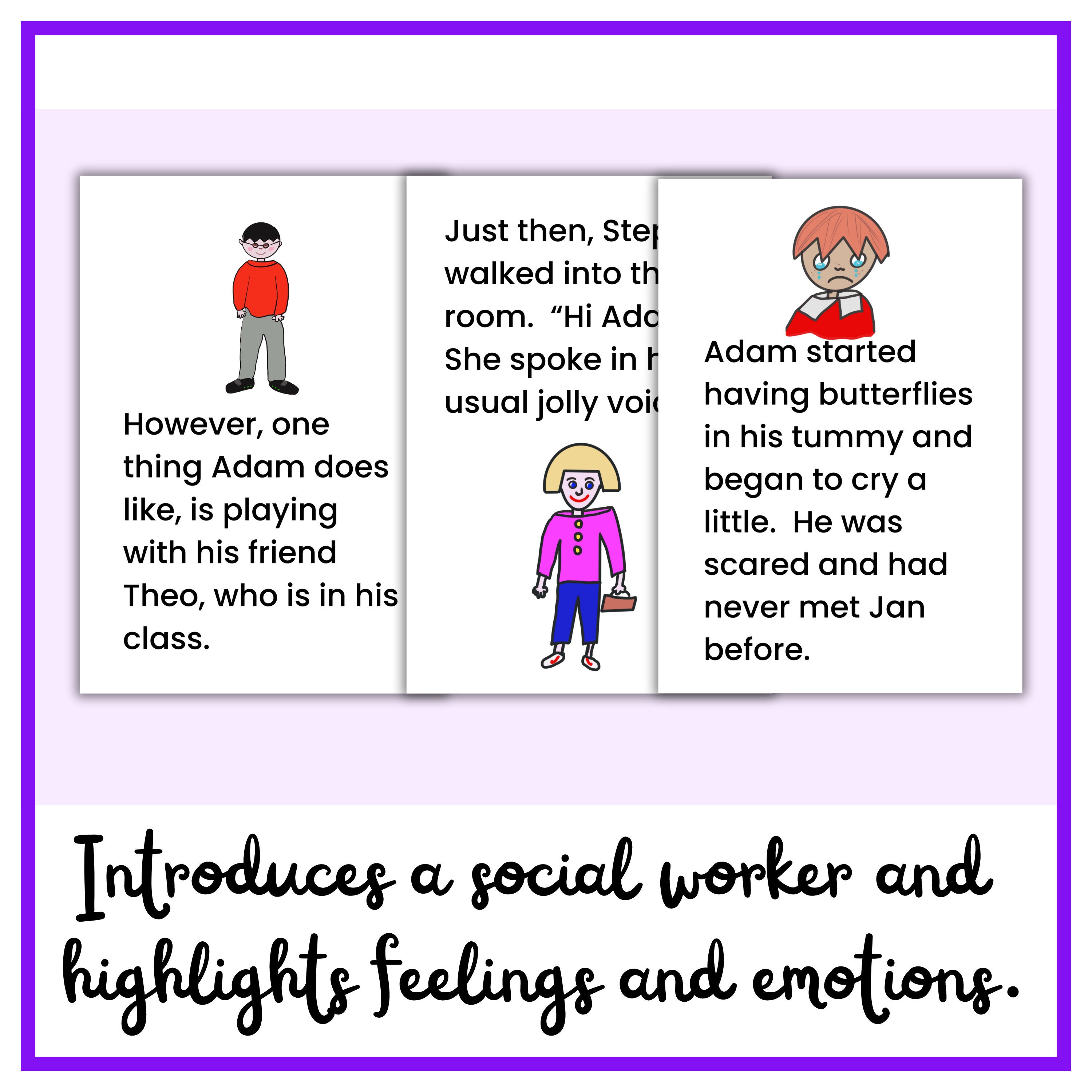 Foster Care Story for Kids: Foster Family; Social Narrative; Social ...