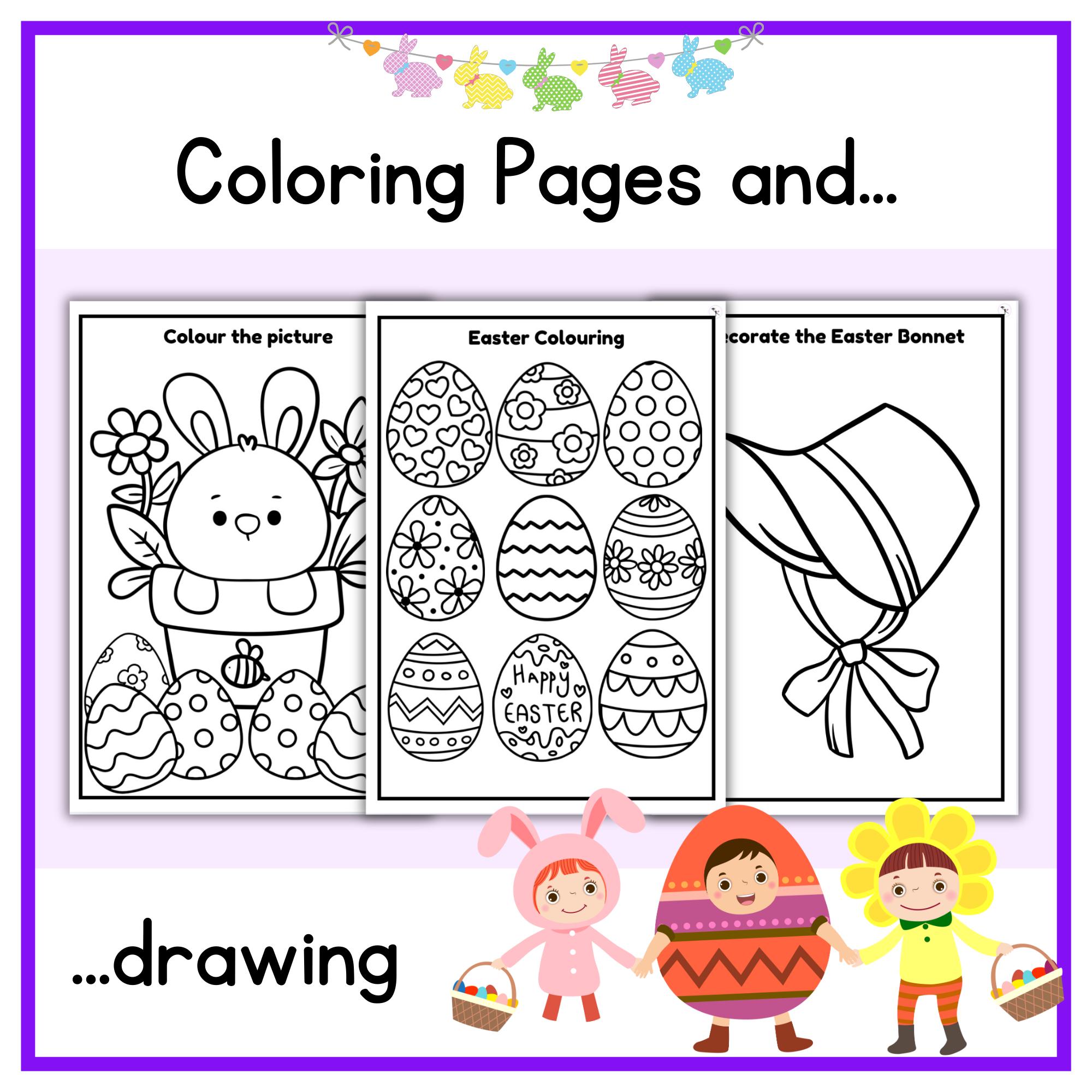 Easter Activity Booklet: Printable Puzzles, Mazes, Coloring Pages ...