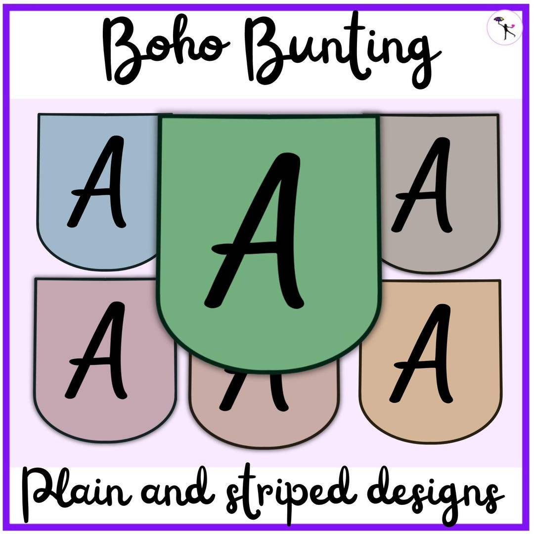 Boho Classroom Bunting: Classroom Decor Elementary Classroom Classroom ...