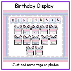 Rainbow Pastel Classroom Decor Bundle: Printable Canva Templates for ...