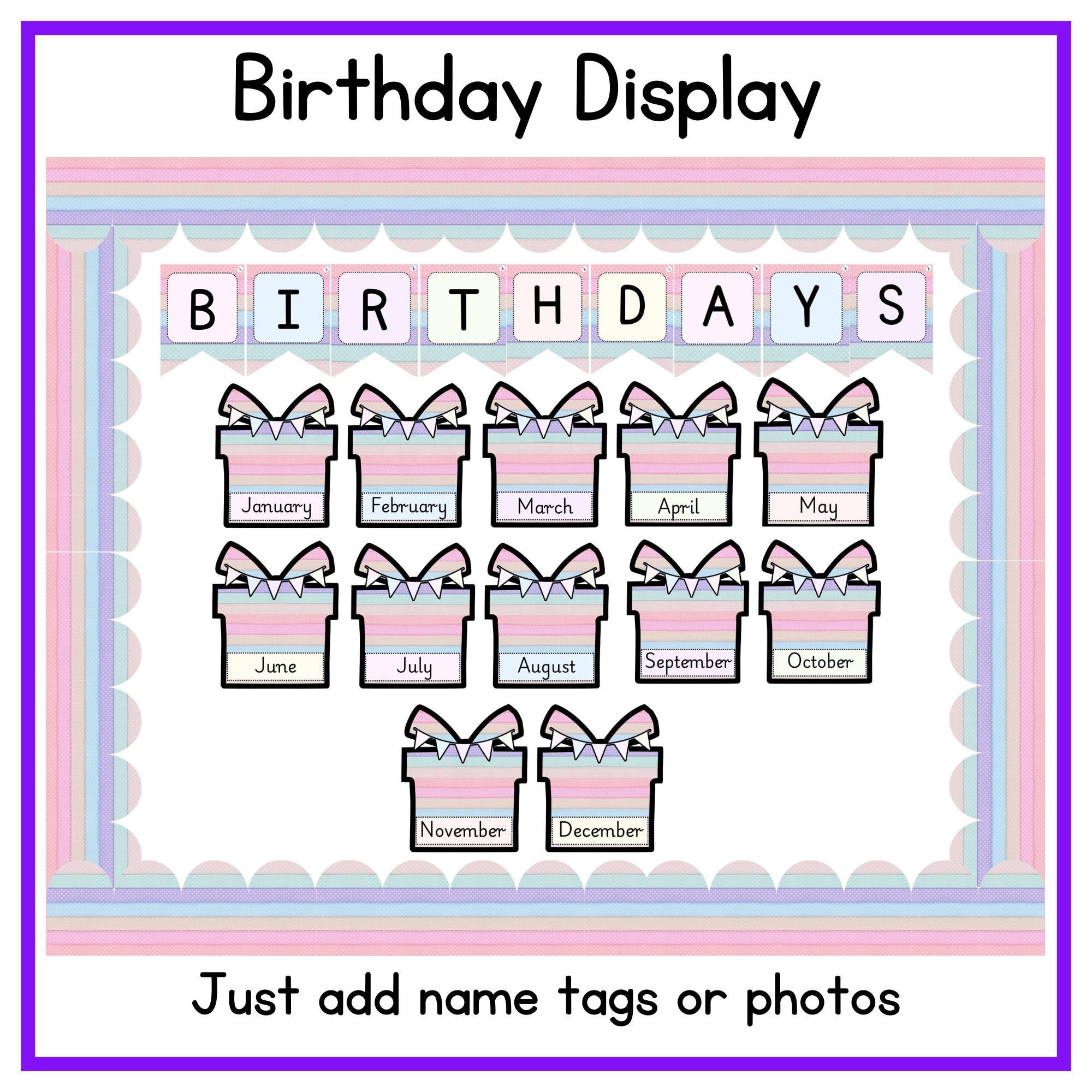 Rainbow Pastel Classroom Decor Bundle: Printable Canva Templates for ...