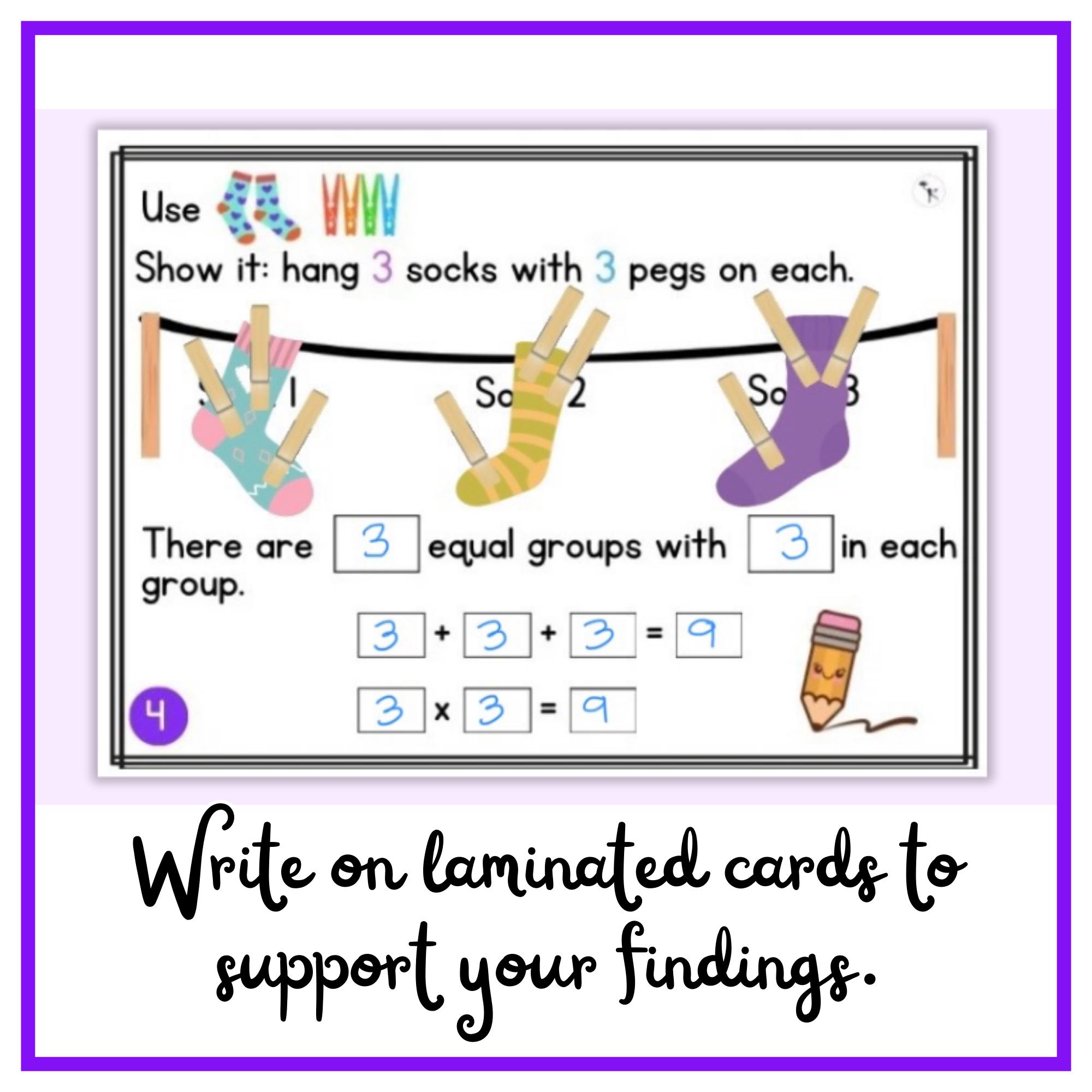 Three Times Table Educational Cards for Elementary Students - Etsy