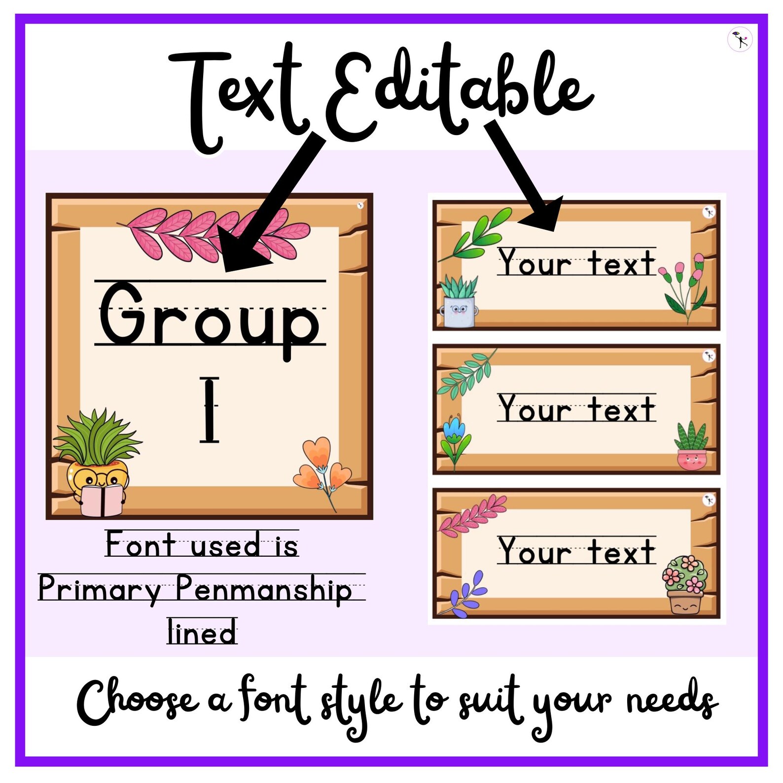 Plant Classroom Decor Editable Labels Classroom Labels Printable Labels ...