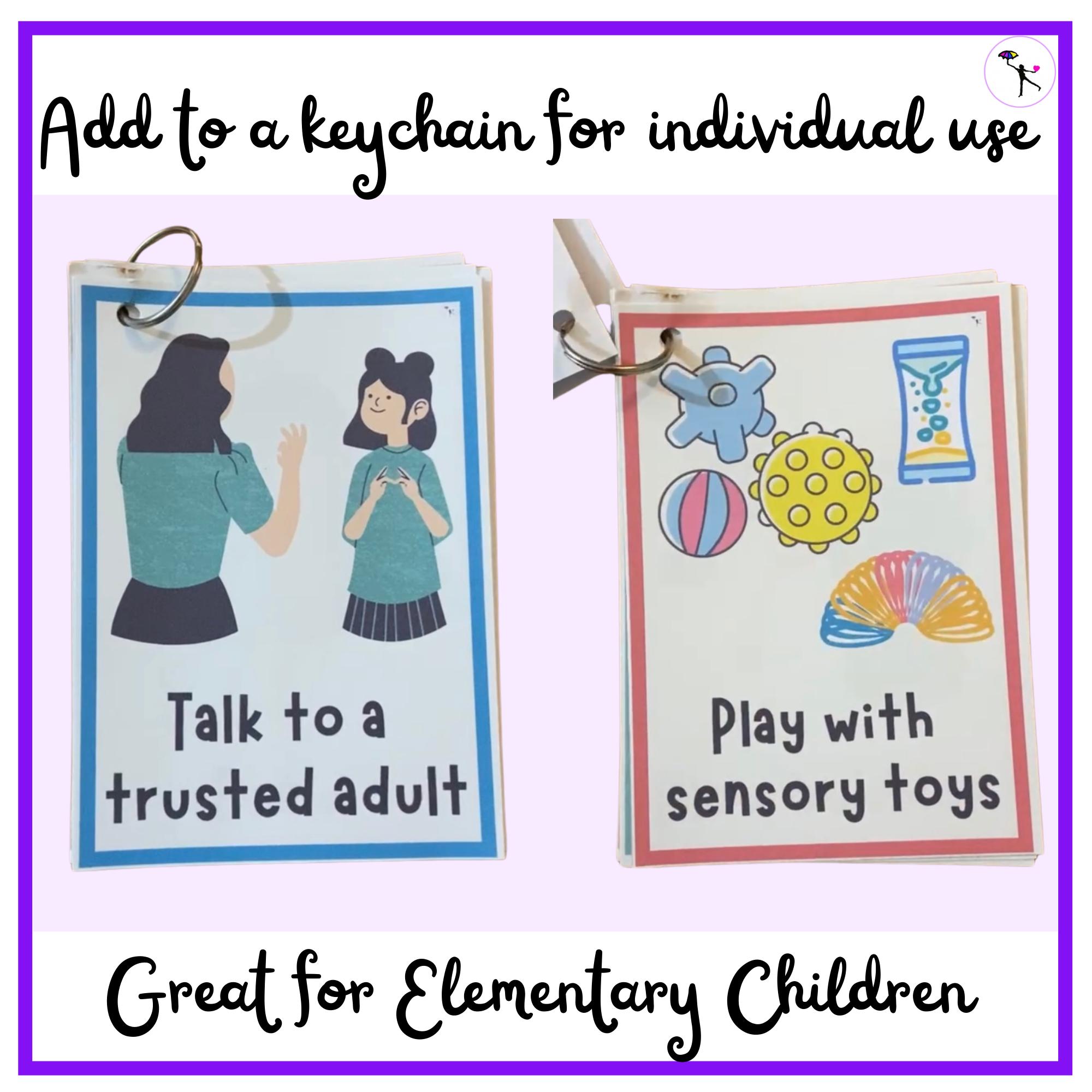 Calm Corner Flashcards: Self Regulation & Coping Skills (PDF) - Etsy