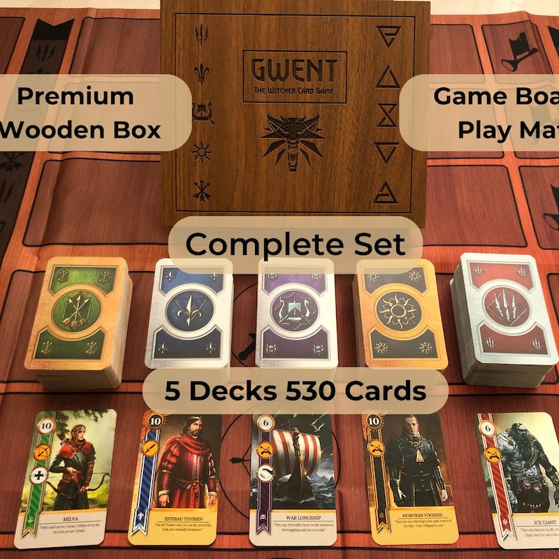 Witcher Game Cards - Etsy UK