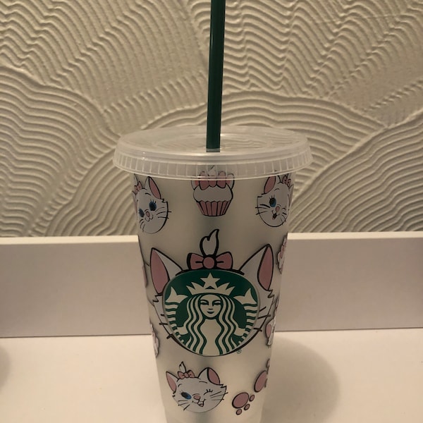 Cat Starbucks Cup - Etsy