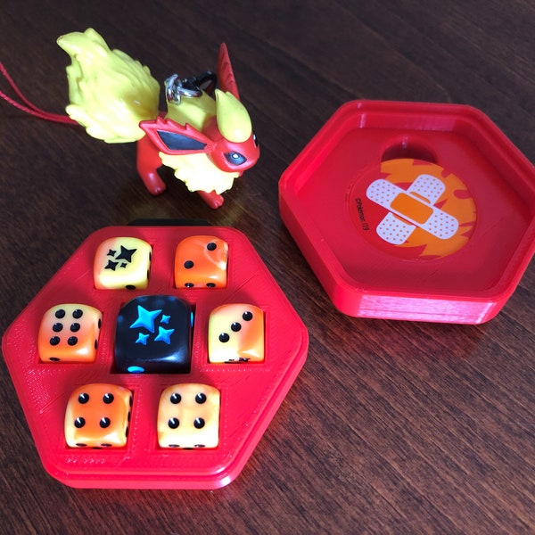 Pokeball Dice Holder - Etsy