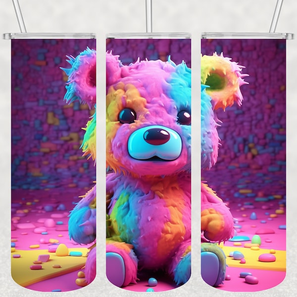 Drippy Teddy Bear - Etsy