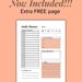 Daily Printable Journal Pages - Pack of 4- Orange Theme - Etsy Canada