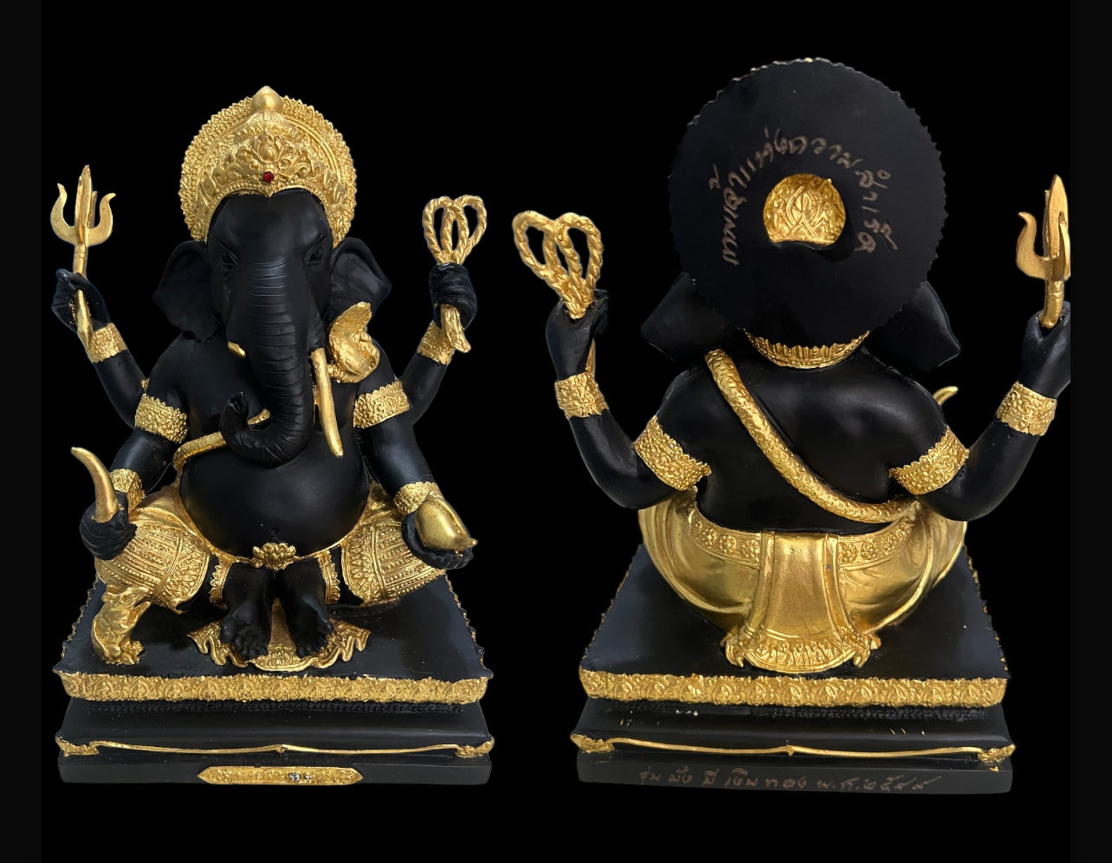 Thai Lanna Amulet Phra Pikanet Lord Ganesha Bucha Statue S/no 325 ...