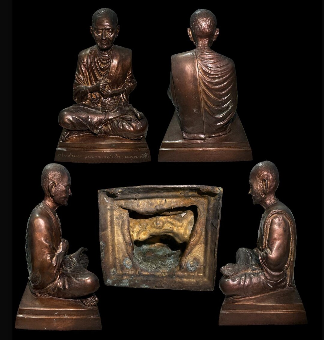 Thai Lanna Somdej Toh Bucha Statue Mass Chant Wat Rakhang, Bangkok Year ...