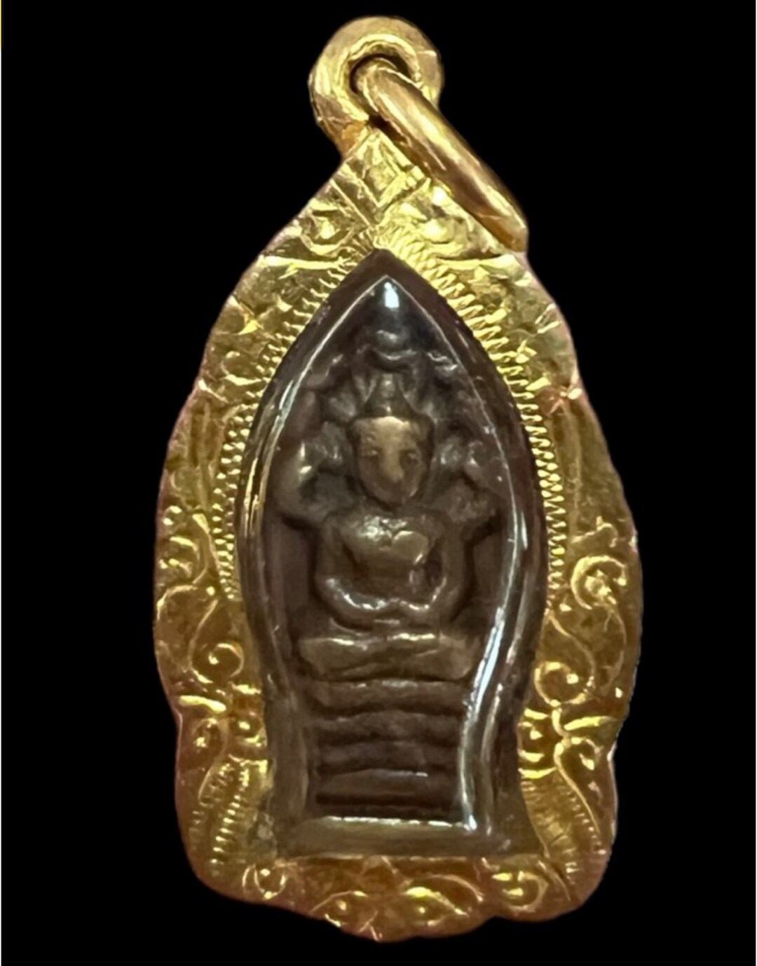 Thai Amulet Pim Lek Phra Nak Prok Bai Makham Lang Yant Na 70 to 80% ...
