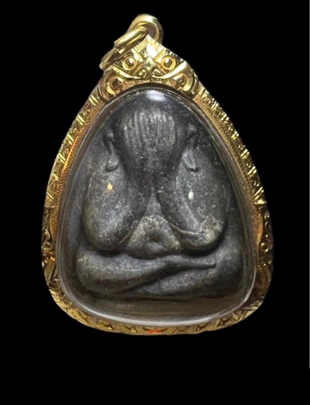 Thai Amulet Lp Toh Phra Pidta Nak Ta Nak Real Gold Casing 80 % Samakon ...