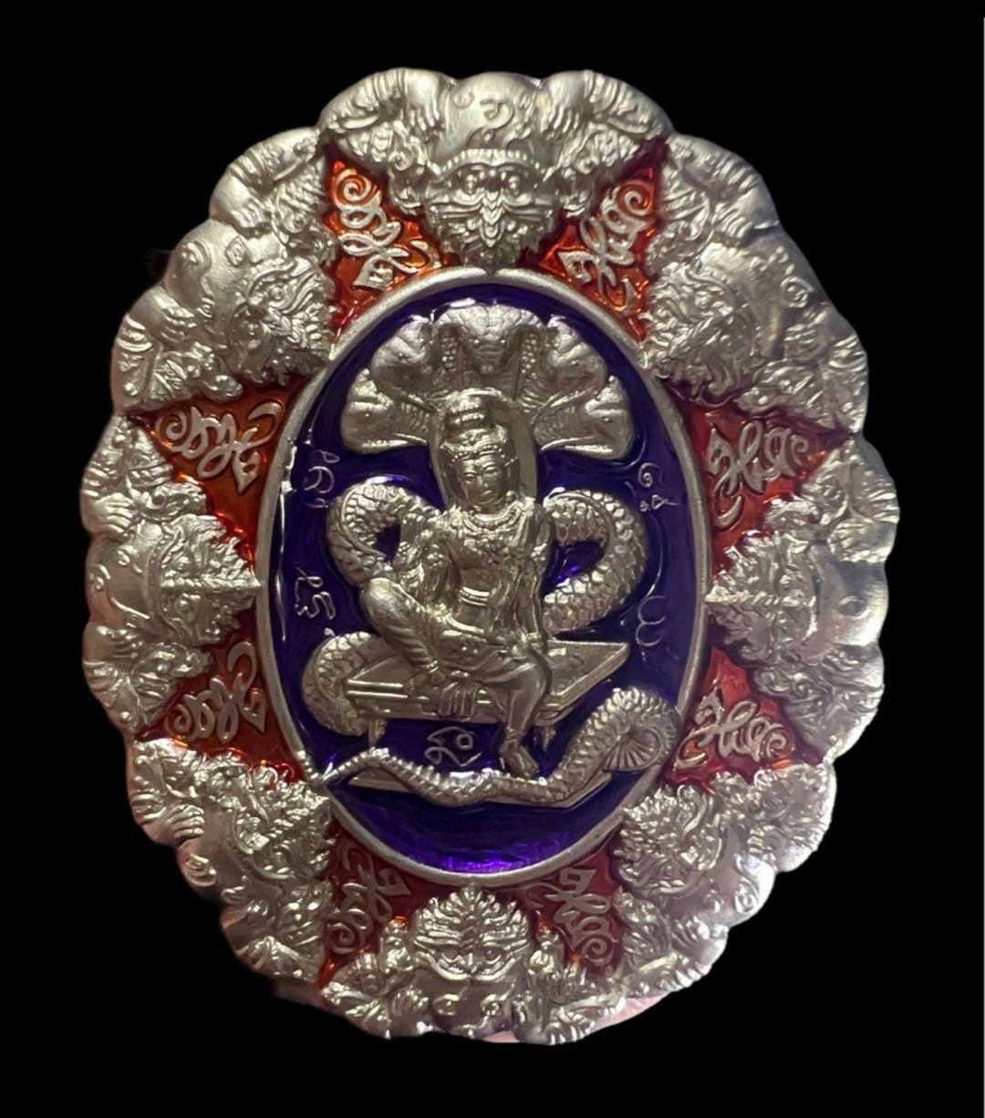 Thai Amulet Purple Mask Phra Jatukam Ramathep Rian Temple Box Lp Chote ...