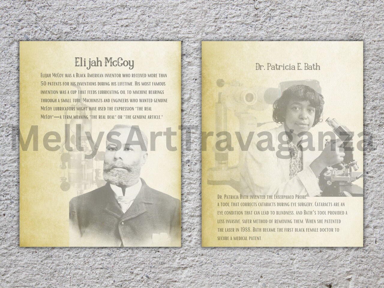 Black Inventors Printable Vintage Wall Art Set of 8- INSTANT Download ...