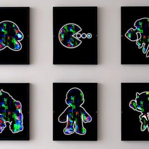 Printable Pixel Video Game Digital Posters-set of 8-INSTANT Download ...