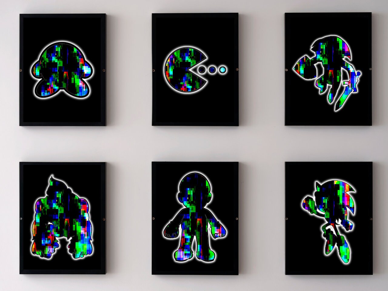 Printable Pixel Video Game Digital Posters-set of 8-INSTANT Download ...