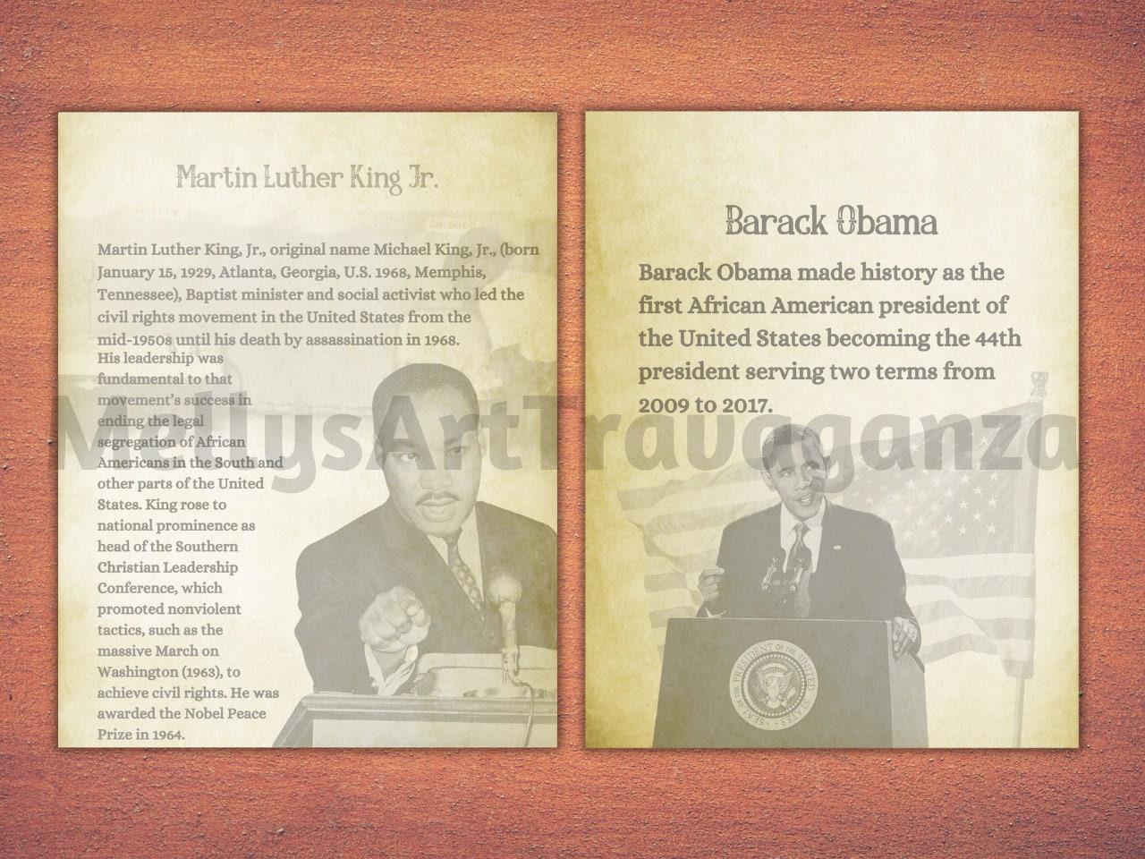 Black Civil Rights Leaders Printable Vintage Wall Art Set of 10- Black ...