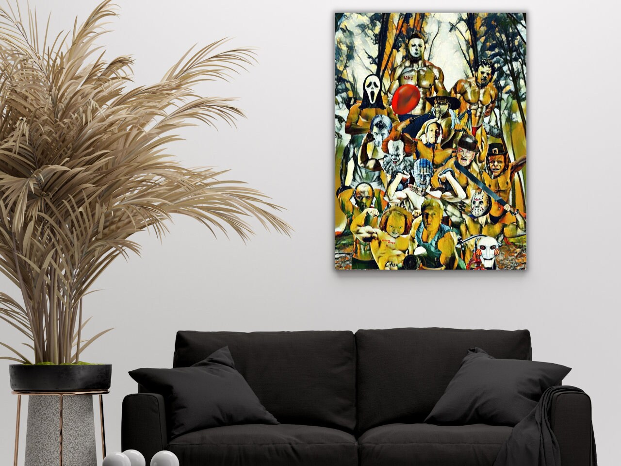 The Men of Horror Body Builder Muscle Workout Printable Poster Wall Art ...