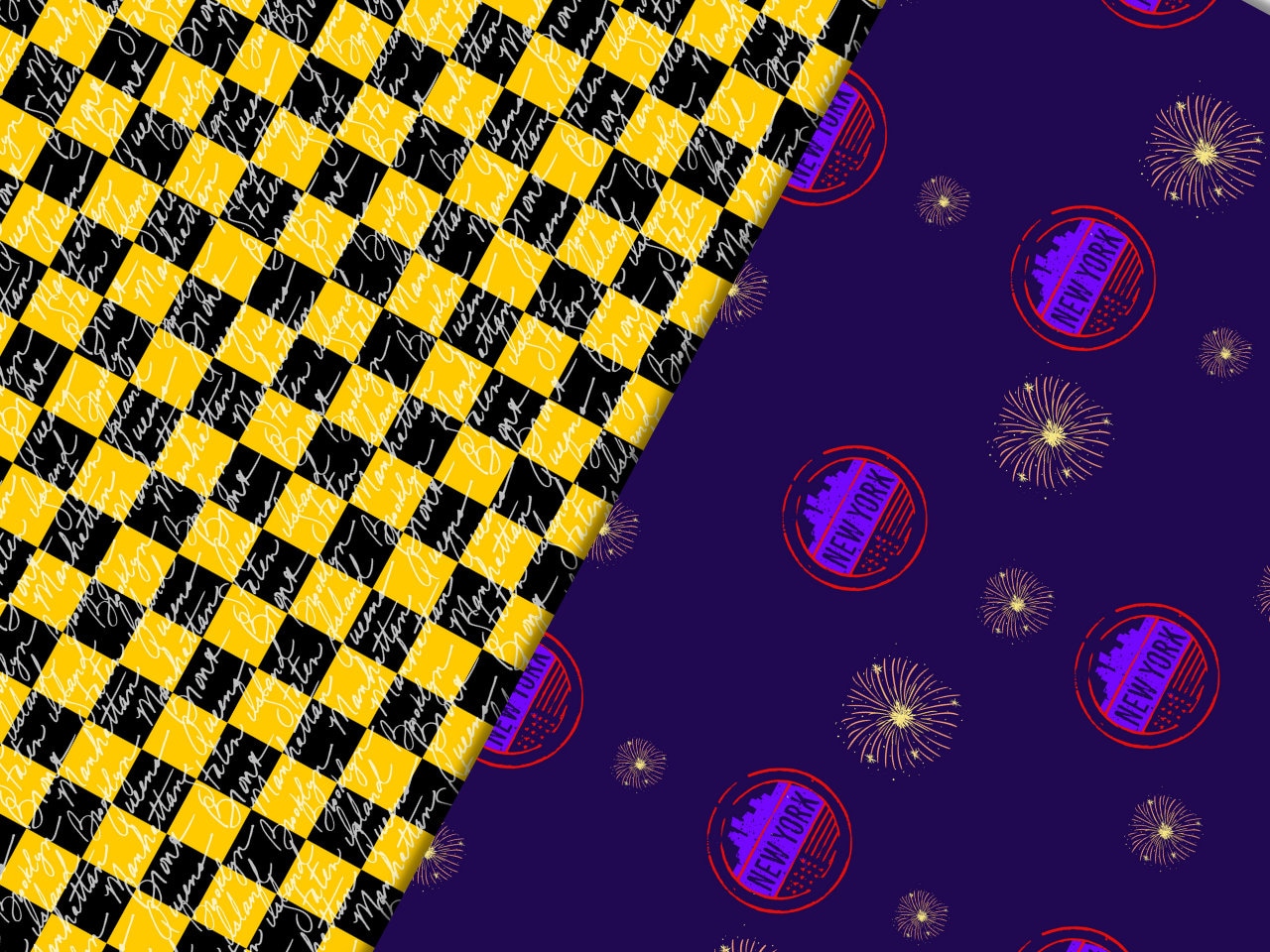 New York City Pattern Digital Paper INSTANT DOWNLOAD Set of 14 Unique ...