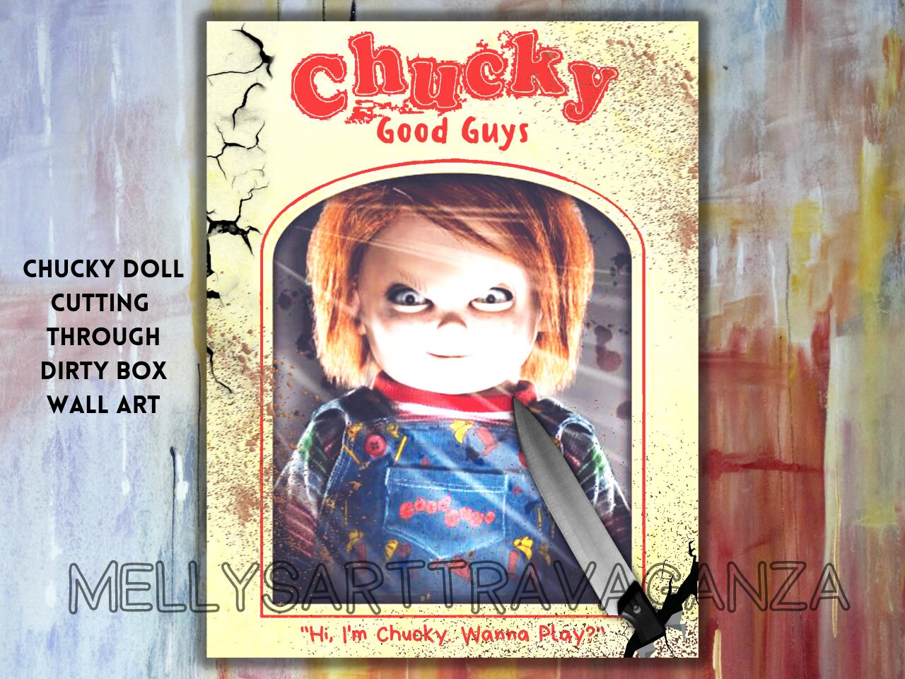 Chucky, Childs Play Printable Wall Art(8.5"x 11") and 4by5 Ratio ...