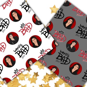 Michael Jackson Top Hts Digital Seamless Paper Pattern Pack: Set of 14 ...